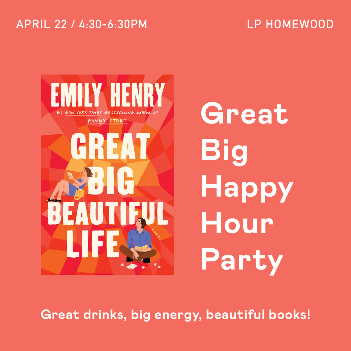 Great Big Happy Hour Launch Party – Little Professor